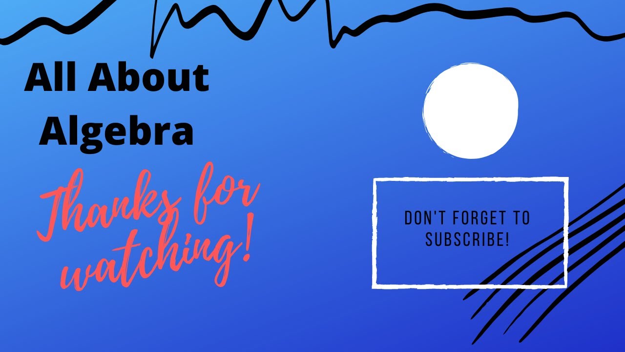 Basic Algebra for beginners - YouTube