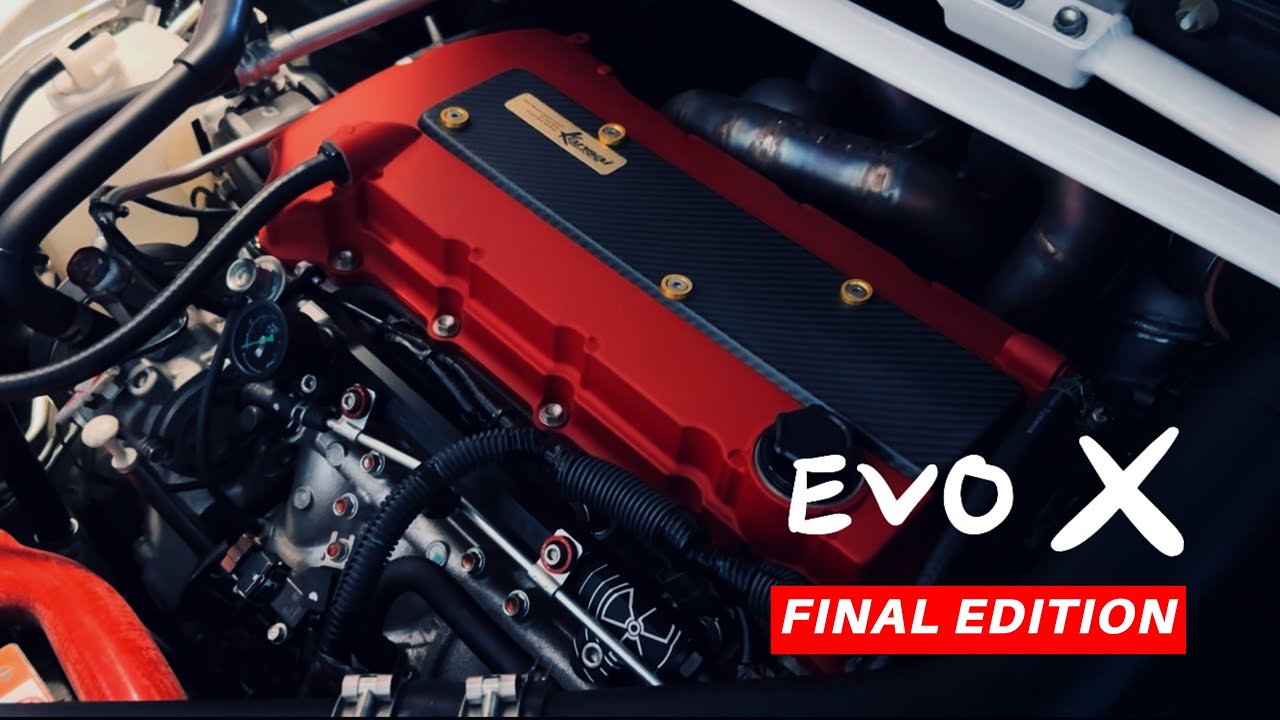 The Last Breed: Evo X Final Edition Engine Bay - YouTube