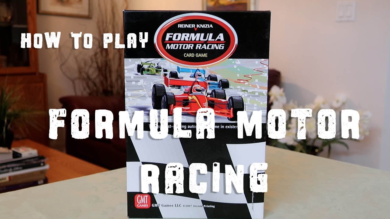 How To Play Formula Motor Racing - YouTube