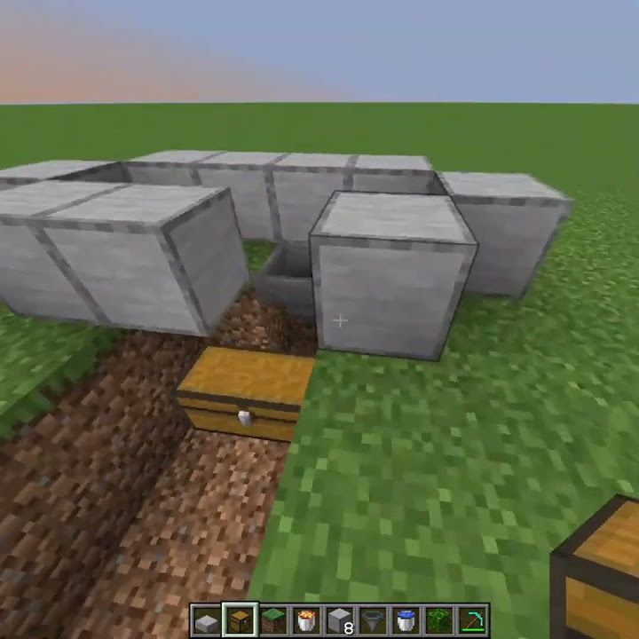 How to make cobblestone generator in minecraft - YouTube