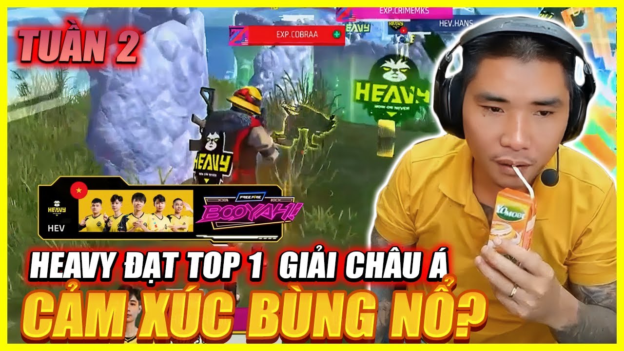 FREE FIRE | HEAVY BẤT NGỜ ĐƯỢC TOP 1 GIẢI ĐÔNG NAM Á CHO VIỆT NAM , CẢM ...