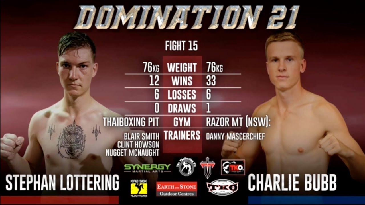 Stephan Lottering Vs Charlie Bubb - Domination 21 - YouTube