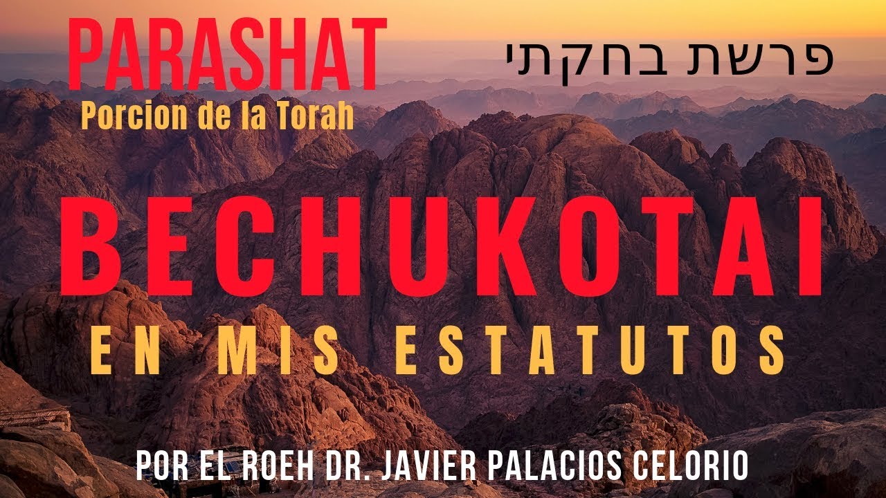 PARASHAT #33 BECHUKOTAI [EN MIS ESTATUTOS] por el Roeh Dr. Javier ...