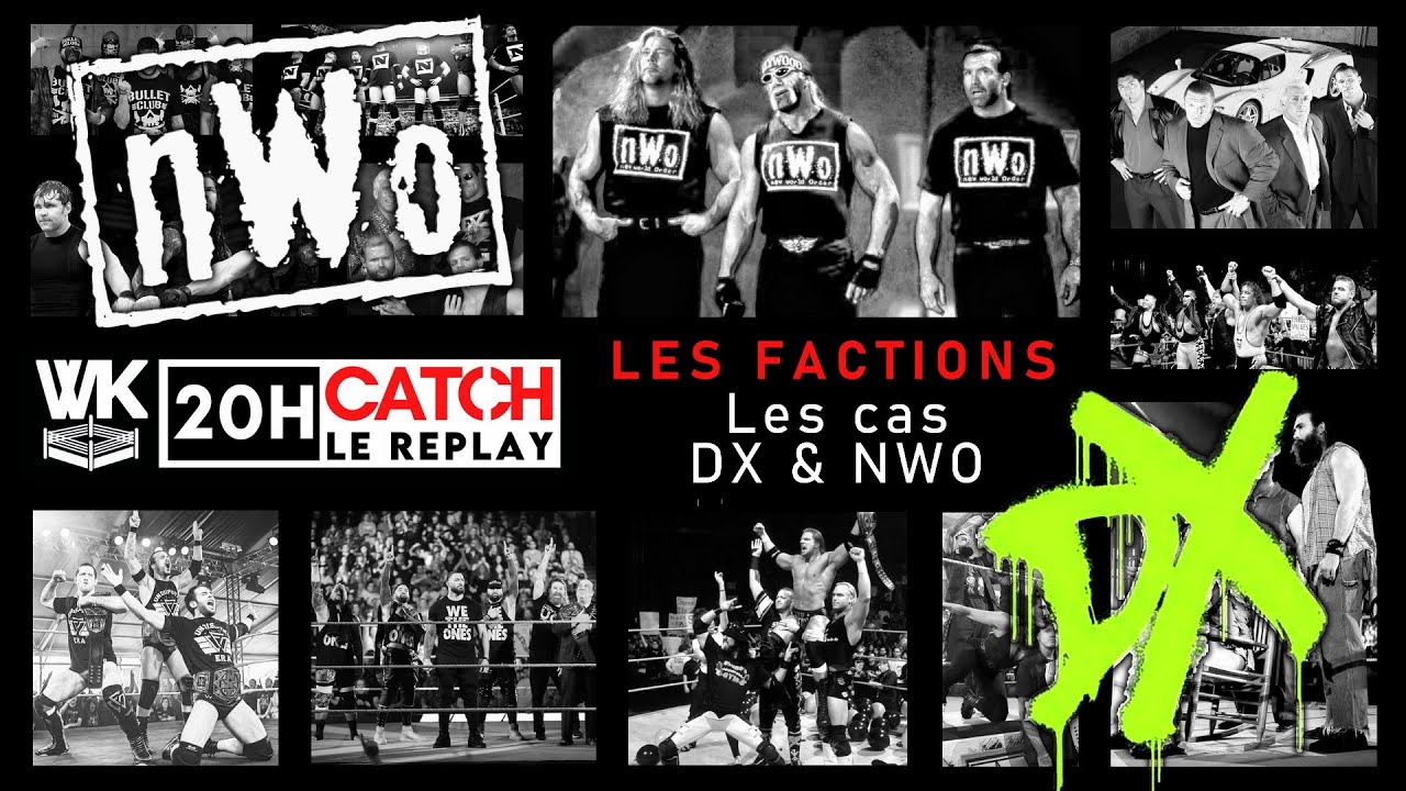 nWo vs. DX - Les GRANDES FACTIONS DU CATCH - 20hCatch - Le Replay - YouTube