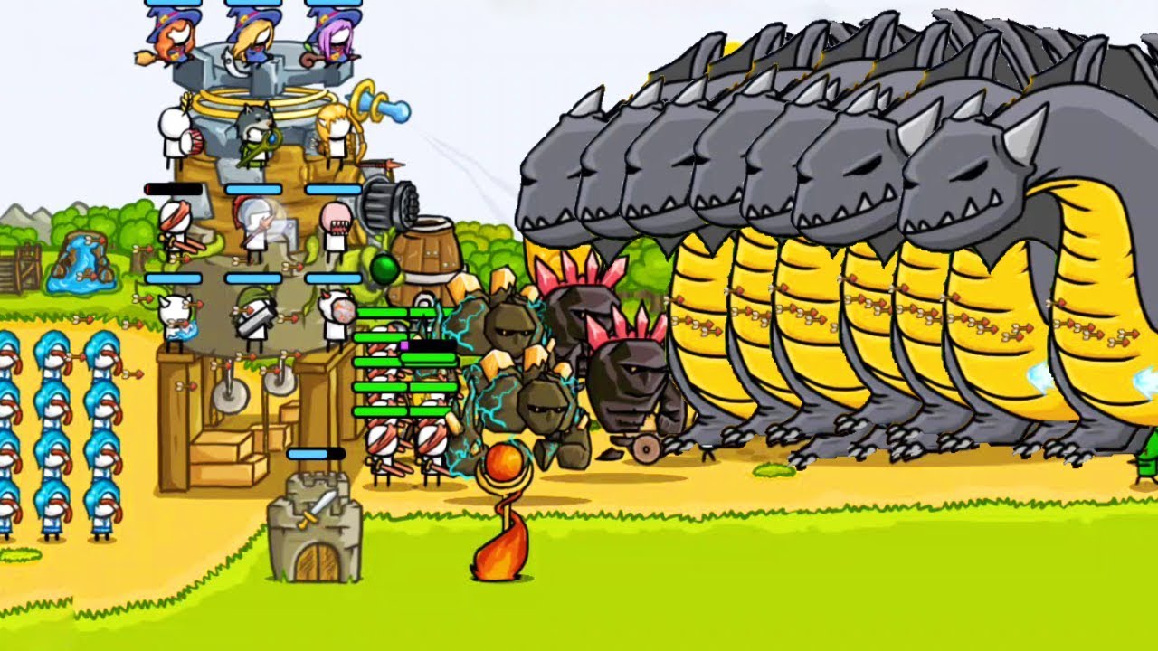 Grow Castle | How to defeat DRAGONS - YouTube