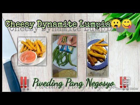 Dynamite Lumpia Cheese Recipe|| Pinoy Recipe||Pinoy Pulutan||Cheese ...
