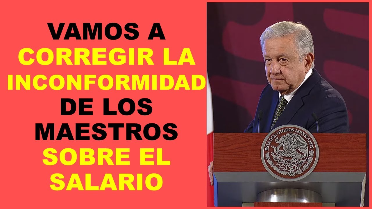 Soy Docente: VAMOS A CORREGIR LA INCONFORMIDAD DE LOS MAESTROS SOBRE EL ...