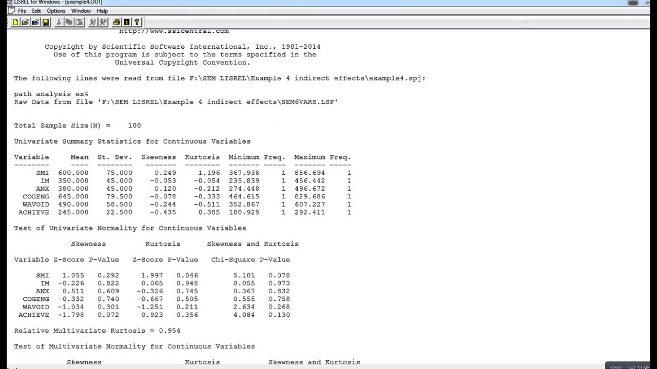 Obtaining and interpreting total and indirect effects (for path ...