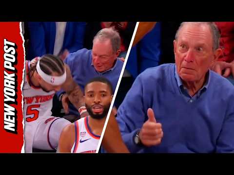 Bloomberg Nearly Crushed By Knicks Guard