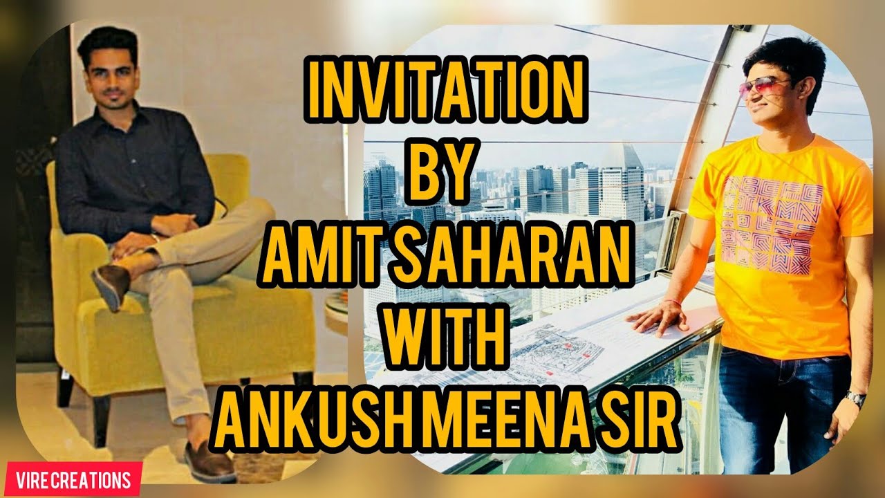 Network marketing Invitation By Amit Saharan with ANKUSH MEENA SIR ! - YouTube