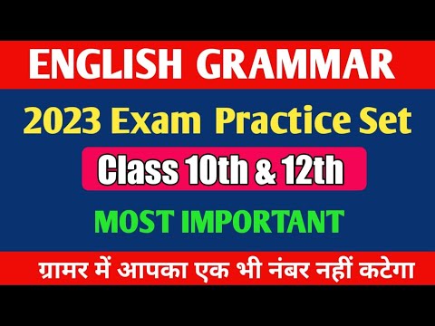 English Grammar Practice Set | Fill Ups | Do As Directed| Objective ...