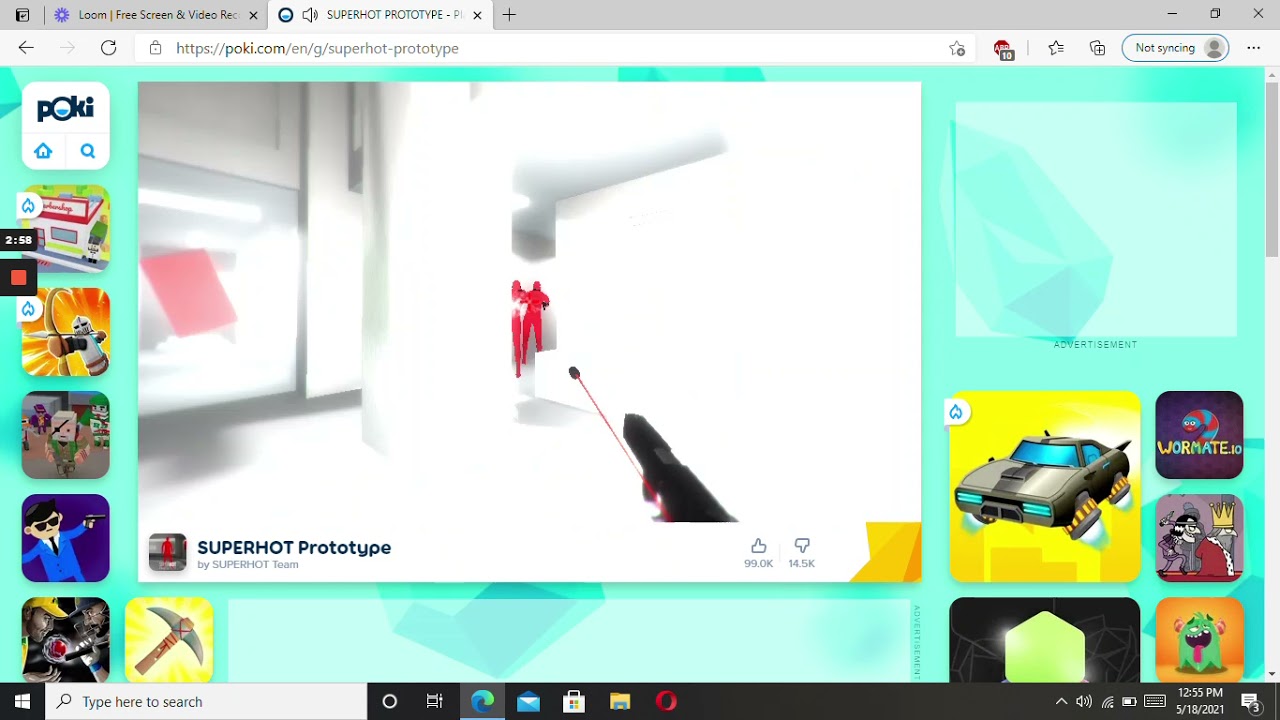 Play super hot prototype full gameplay - YouTube