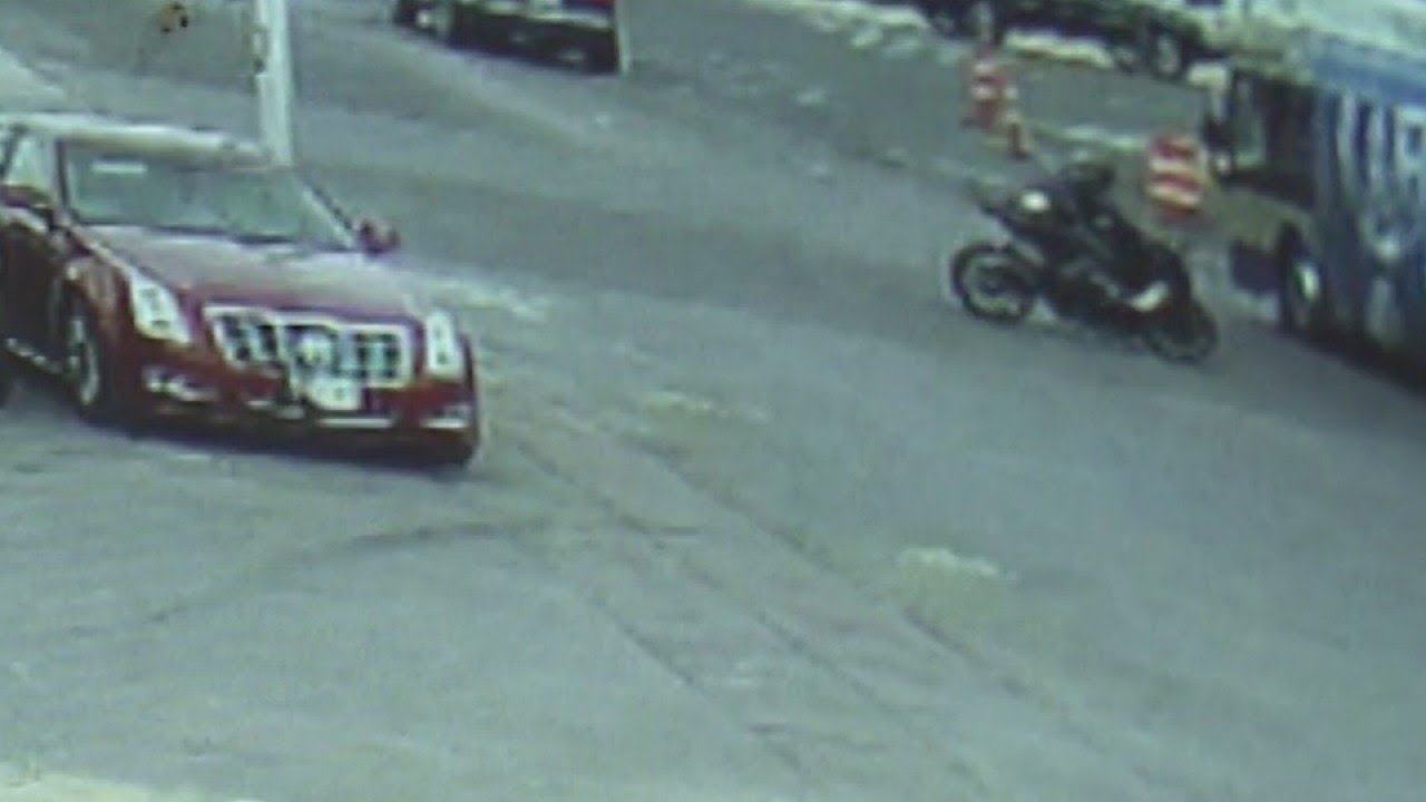 Motorcyclist killed in crash with RTC bus - YouTube