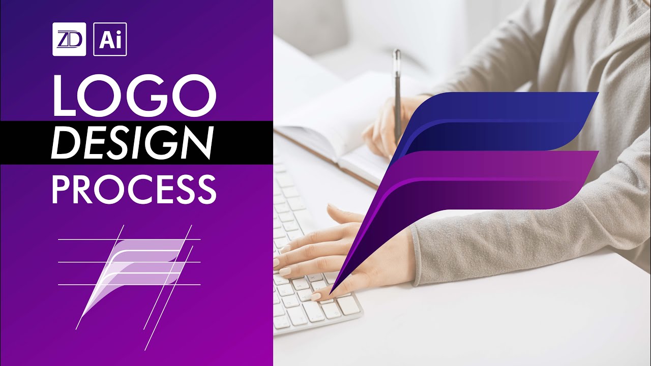 The Logo Design Process From Start To Finish | Adobe Illustrator - YouTube