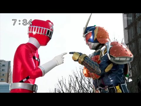 sepur vs jeruk [Kamen Rider Gaim V Toqger Henshin]