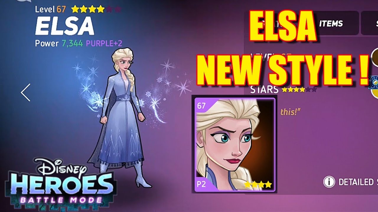Christmas Update! NEW Elsa Style Appearances - Disney Heroes Battle ...