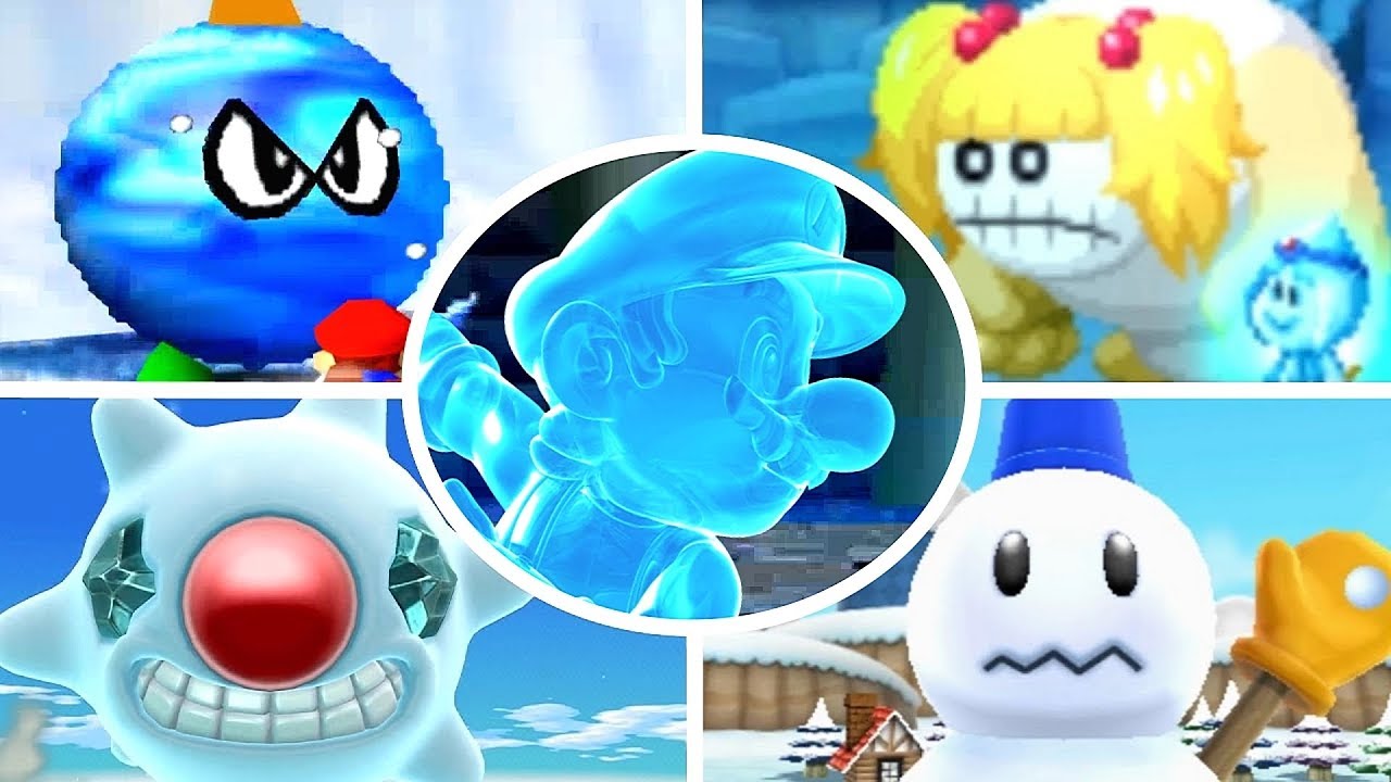 Evolution of Ice Bosses in Mario Games (1996-2018) - YouTube