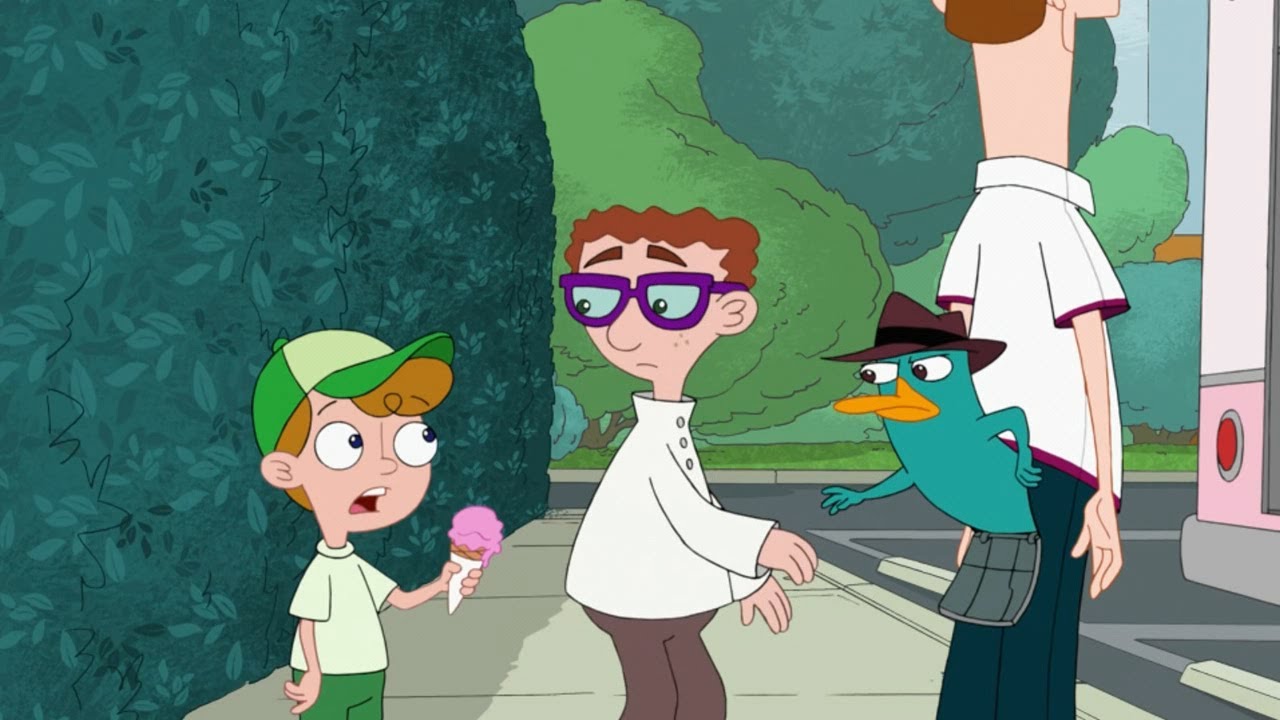 Balthazar staring Carl and Perry | Phineas and Ferb - YouTube