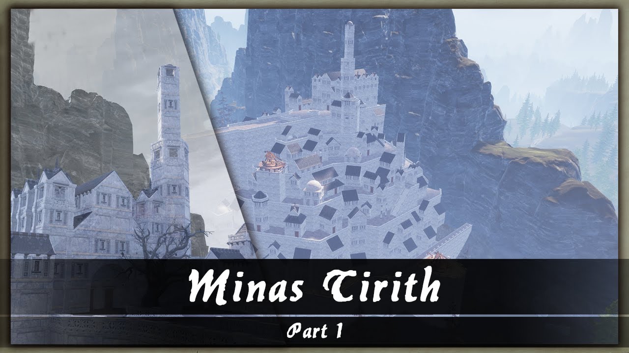 HOW TO BUILD MINAS TIRITH - PART 1 [SPEED BUILD] - CONAN EXILES - YouTube