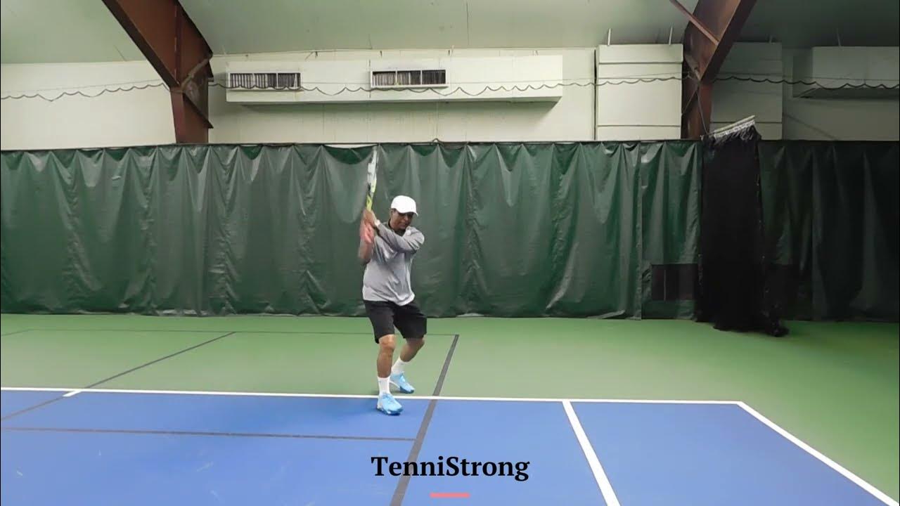 How to hit a good two handed Backhand, Backswing and Follow-through - YouTube