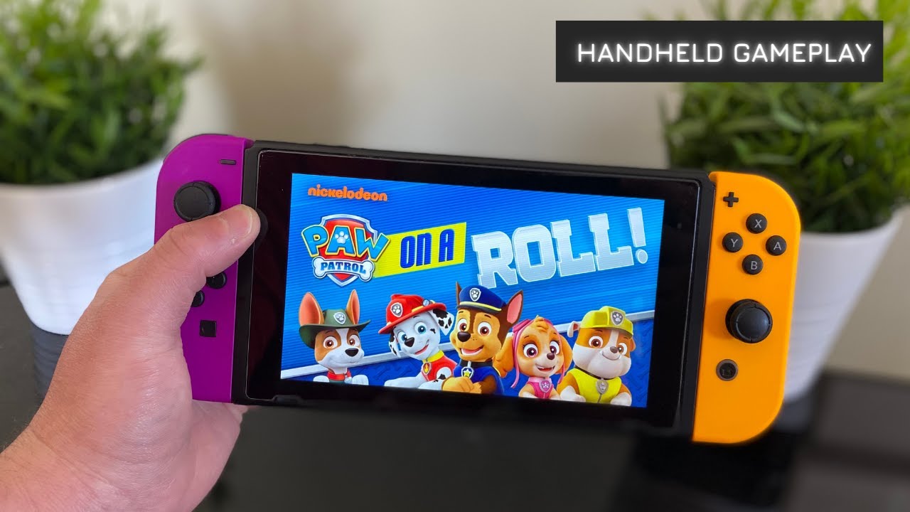 Paw Patrol: On a Roll Handheld Gameplay || Nintendo Switch - YouTube
