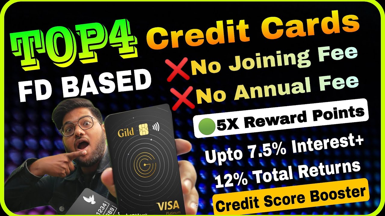 Top 4 Credit Cards on Fixed Deposit | Best Fd credit cards in India ...