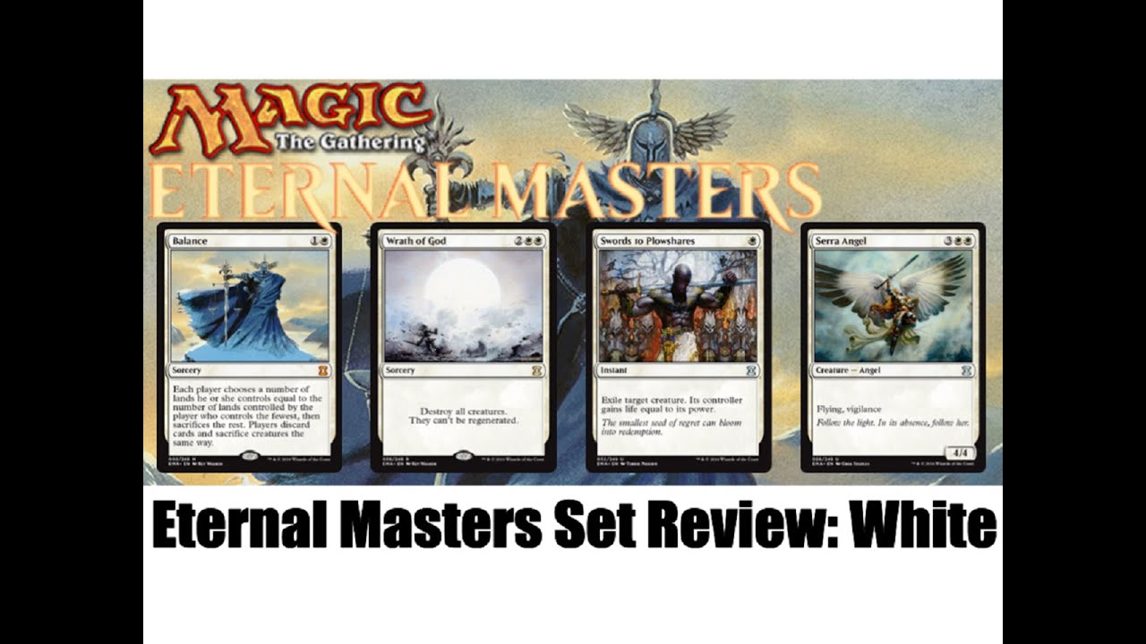MTG Eternal Masters Full Set Review: White. Magic the Gathering! - YouTube