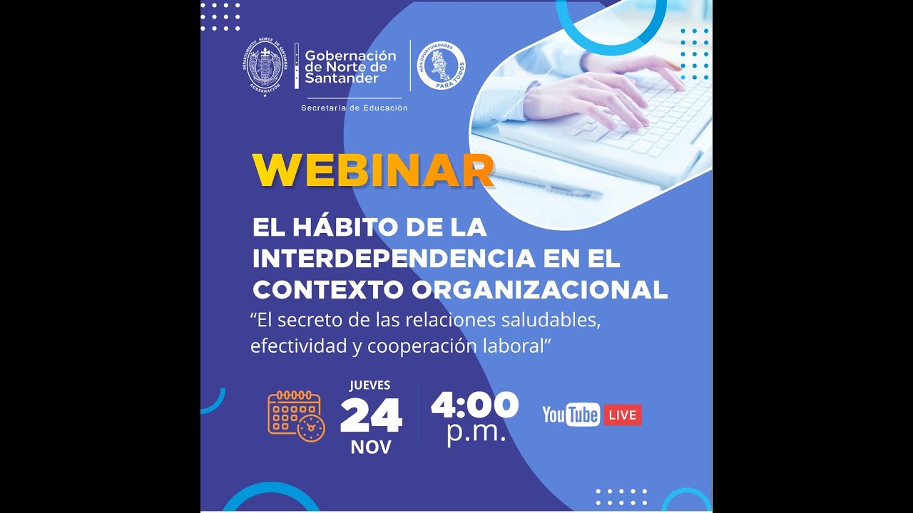 El hábito de la interdependencia en el contexto organizacional - YouTube