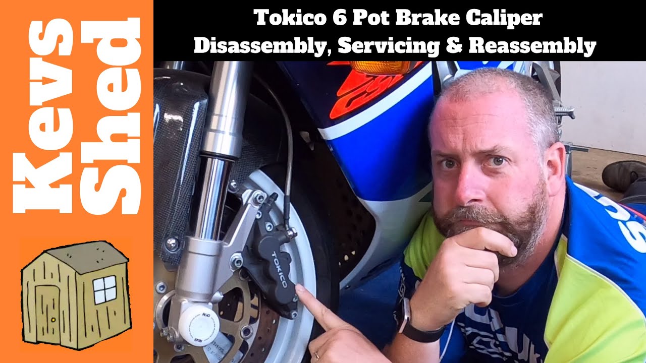 Tokico 6 Pot Brake Caliper Disassembly, Servicing & Reassembly - YouTube