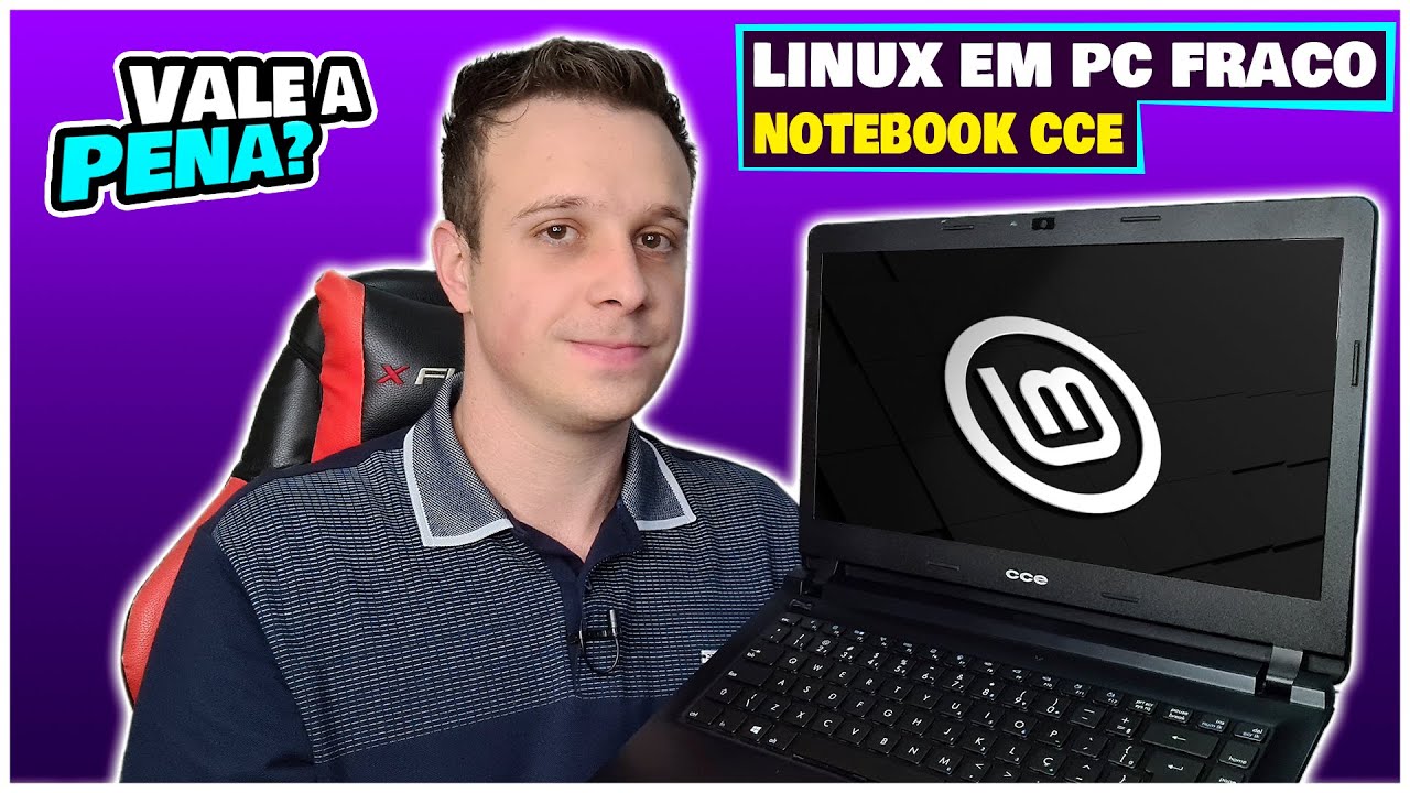 NOTEBOOK CCE COM LINUX MINT SALVE SEU PC ANTIGO! - YouTube