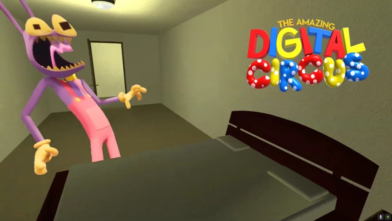 Jax From The Amazing Digital Circus Nextbot Gmod Attacks Me - YouTube