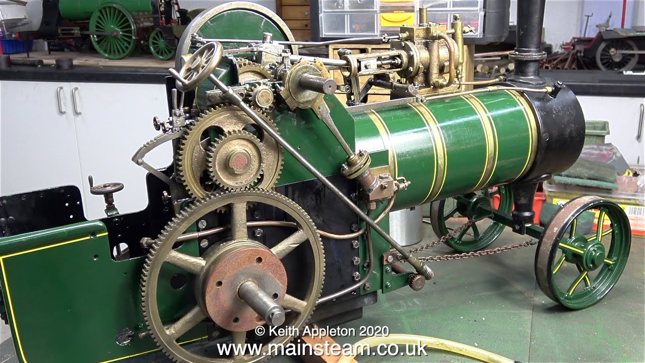 A VINTAGE MODEL TRACTION ENGINE RESTORATION - PART #2 - YouTube