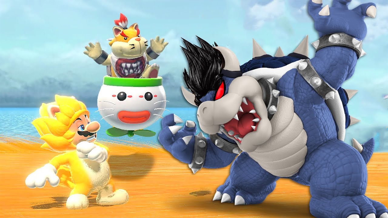 Super Mario 3D World + Bowser's Fury - Secret Final Boss Fight Dark ...