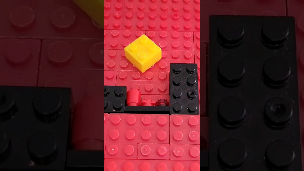 Geometry dash level 4 in lego - YouTube