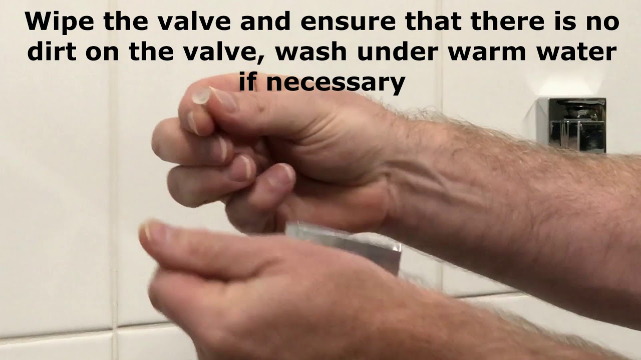 How to remove and clean the centre valve - YouTube