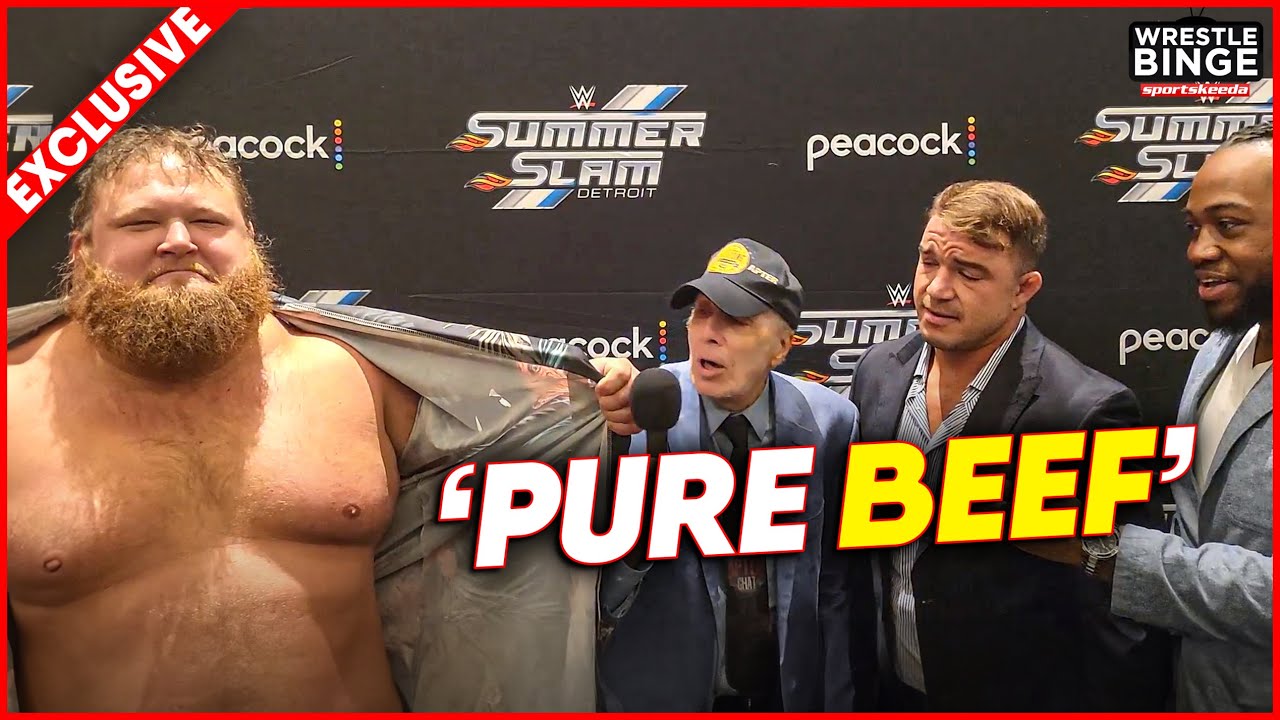 Exclusive: Otis shows off his body to Sportskeeda - YouTube