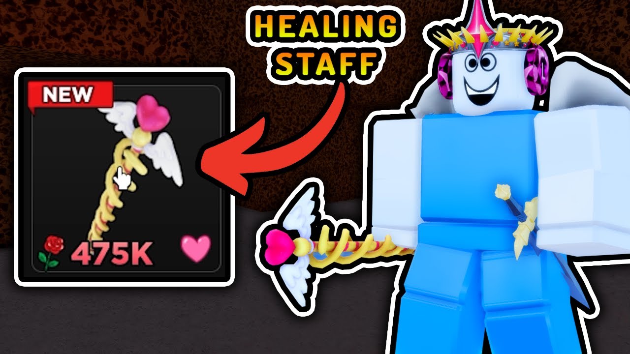 SHOWCASING THE STAFF OF HEALING IN ROBLOX FLAG WARS! - YouTube