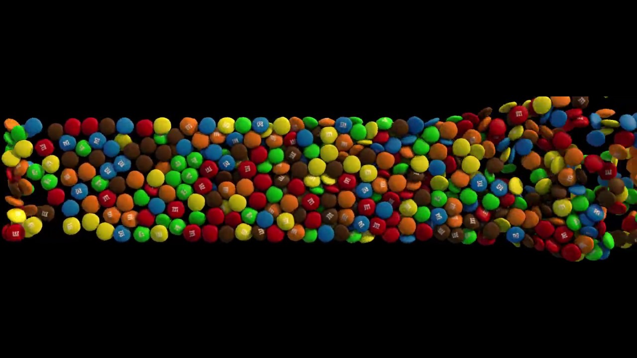 Falling M&Ms - Showcase Southampton Video Wall - YouTube