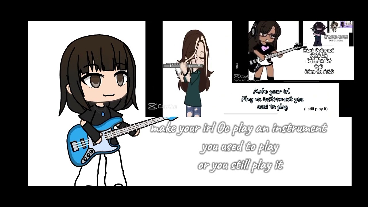 Make your irl Oc play an instrument // gacha meme // join the trend ...