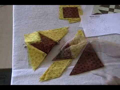 Goose Tracks Quilt Block Pattern - YouTube