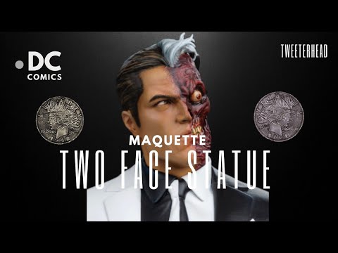 1/4 Scale Tweeterhead Two Face Maquette Unboxing & Review . - YouTube