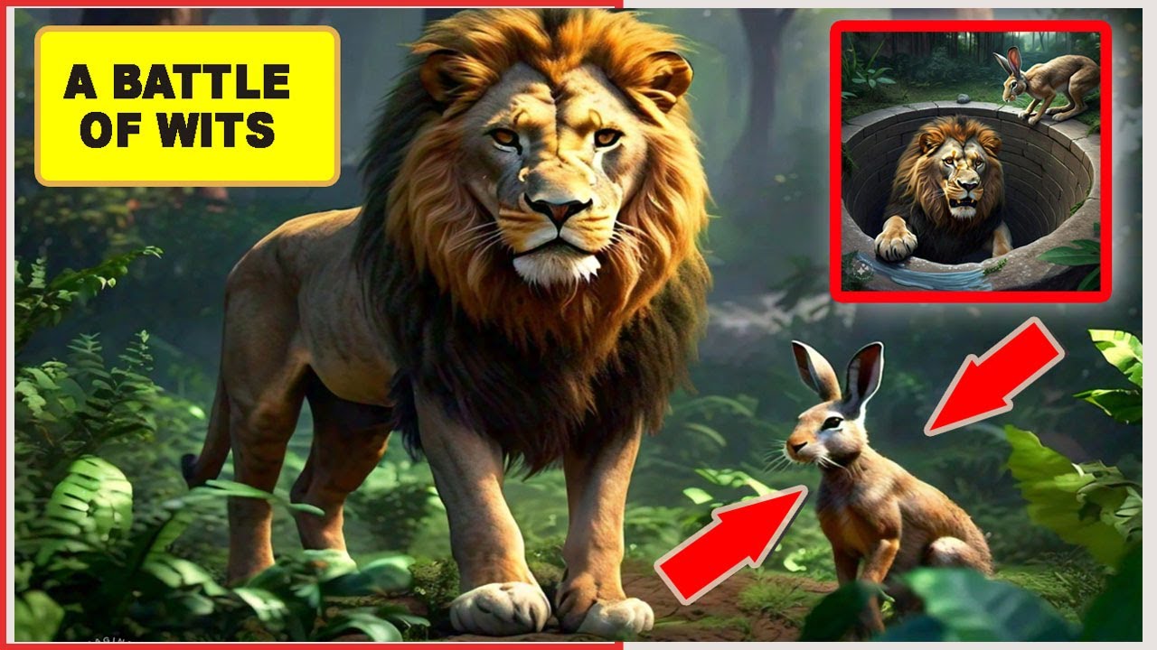 A BATTLE OF WITS: How the Clever Hare Outsmarted the Lion # ...