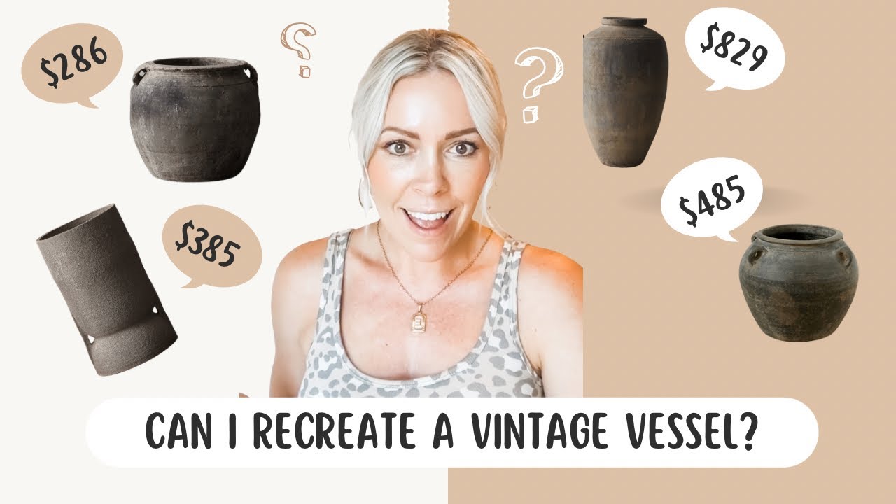 DIY Dirt vessel- I tried to Recreate an Expensive Aged Vessel and it ...