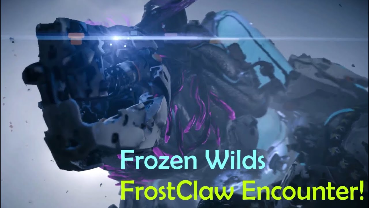 FrostClaw Encounter | Horizon Zero Dawn | Frozen Wilds - YouTube