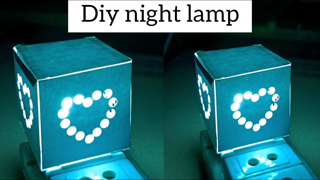 How to make night lamp easy | Diy room mini switch bulb | mini lamp ...