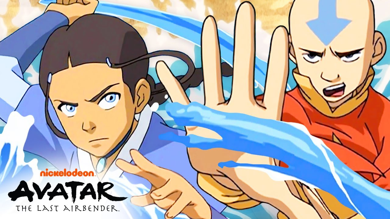 Katara & Aang's Waterbending Power Hour! | Avatar: The Last Airbender ...