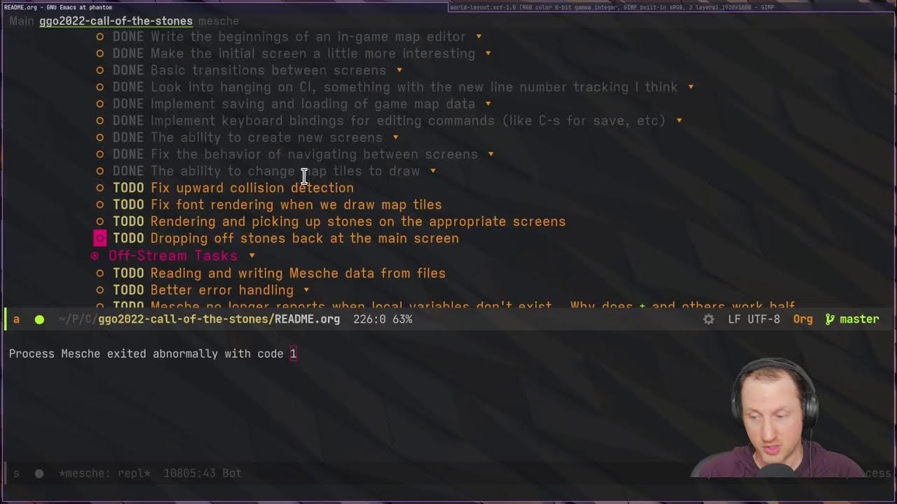 Live Coding a 2D Platformer with Lisp - GitHub GameOff 2022 - YouTube