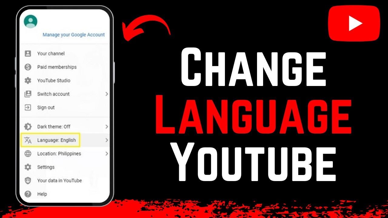 How To Change Language In YouTube iPhone ! - YouTube
