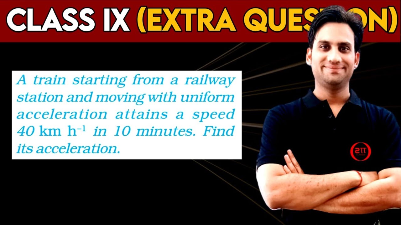 A train starting from a railway station and moving with uniform ...