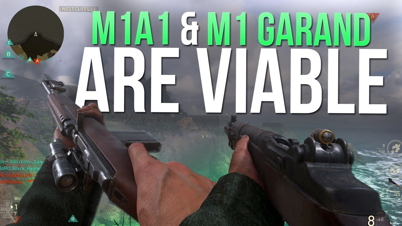 M1A1 & M1 Garand Are Viable - (Call of Duty: WW2 Gameplay Private Beta ...